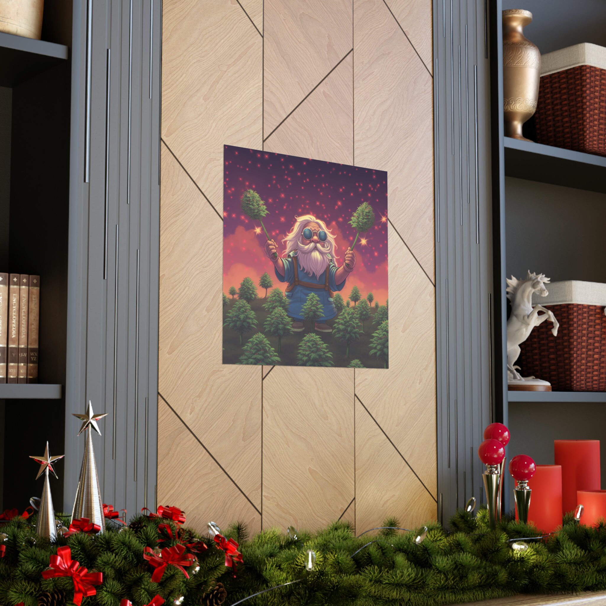 Marijuana Wizard Poster // Weed Humor // Marijuana Grow Wall Art ...