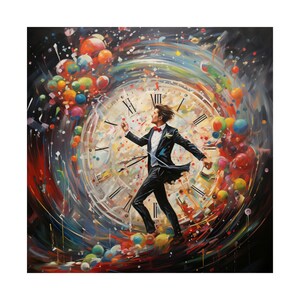 Time Loop Wall Art // Running Out of Time Poster // the Time Has Come ...