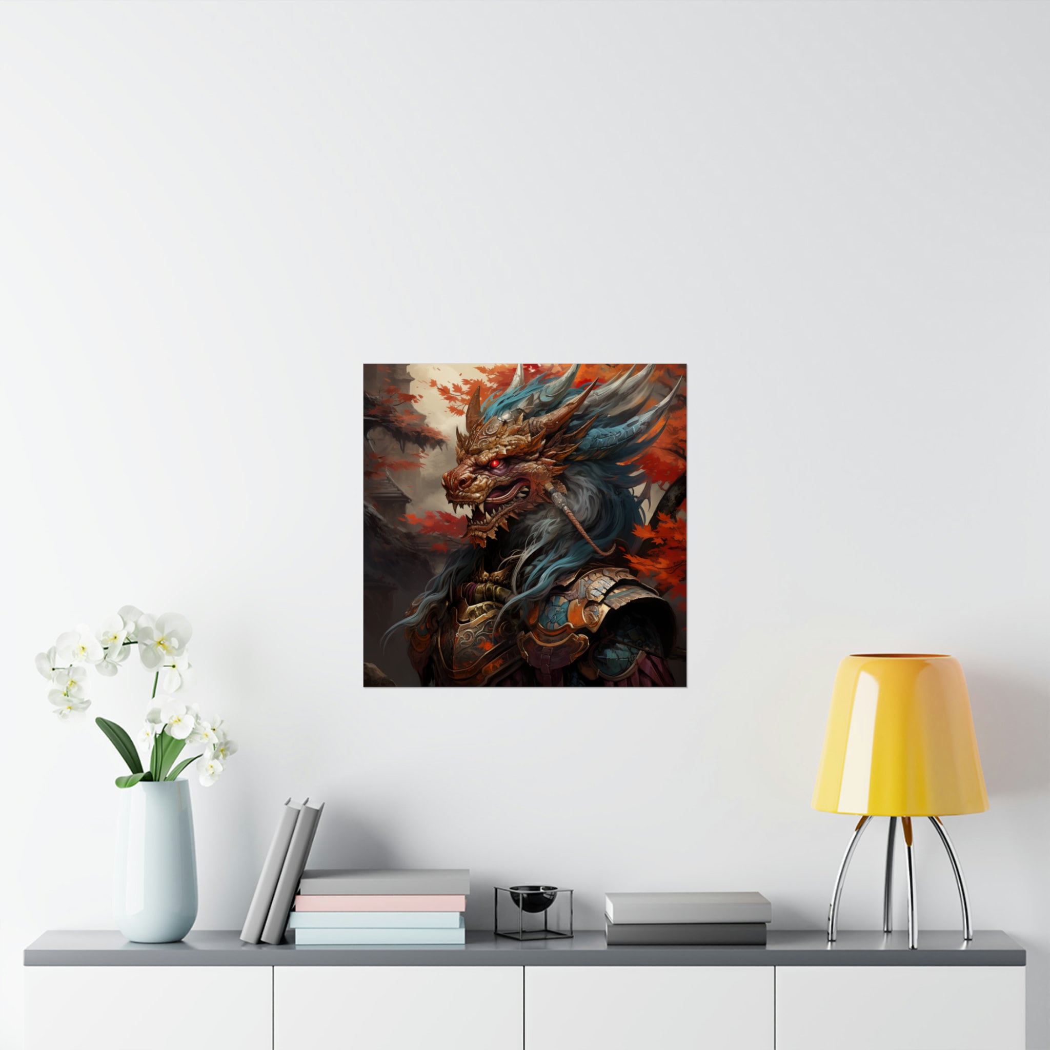 Dragon Emperor Poster // Dragon Lovers Poster // Chinese Dragon Poster ...