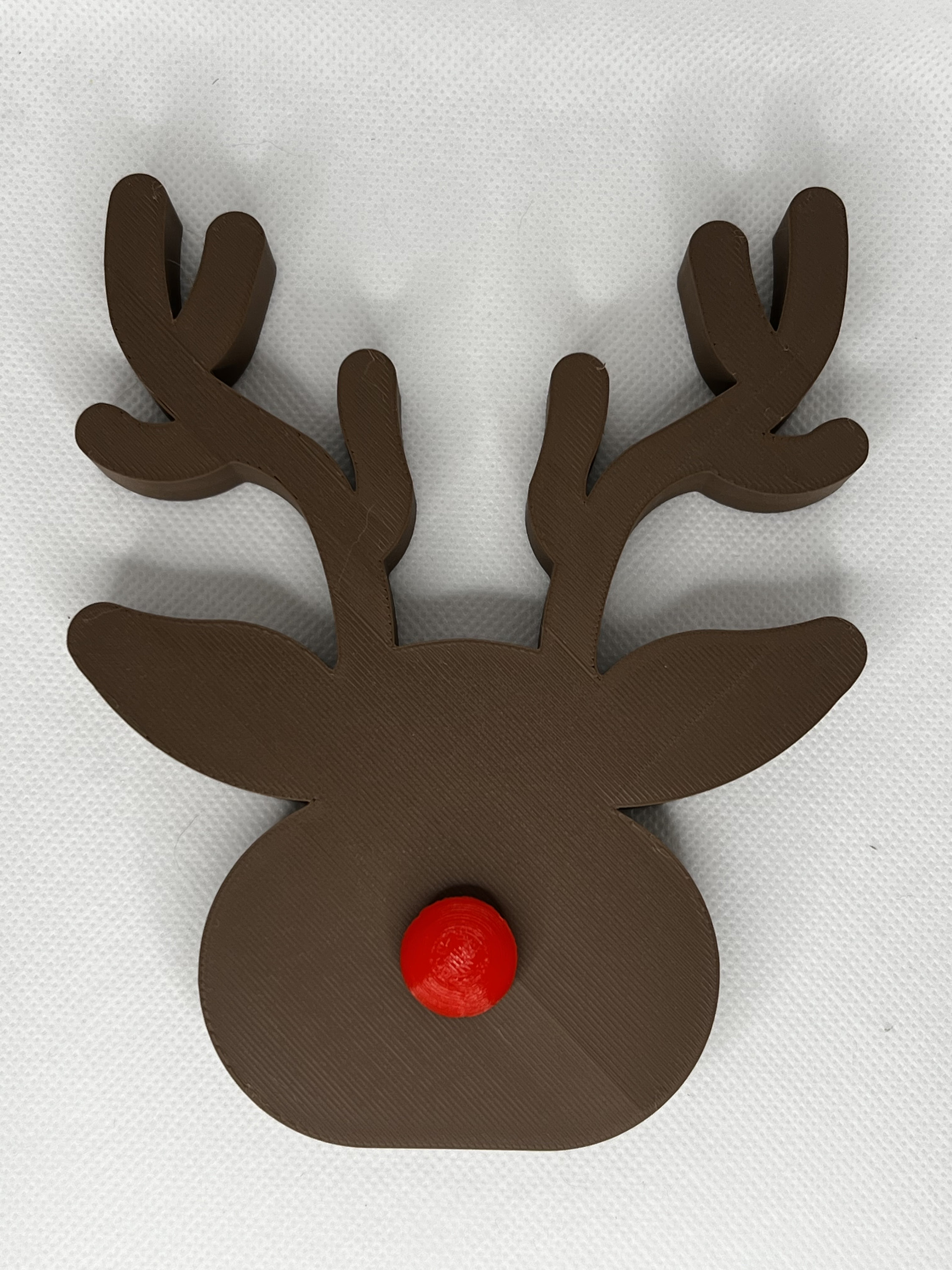 Rudolph Reindeer Head - Desk Topper Holiday Decor - Etsy