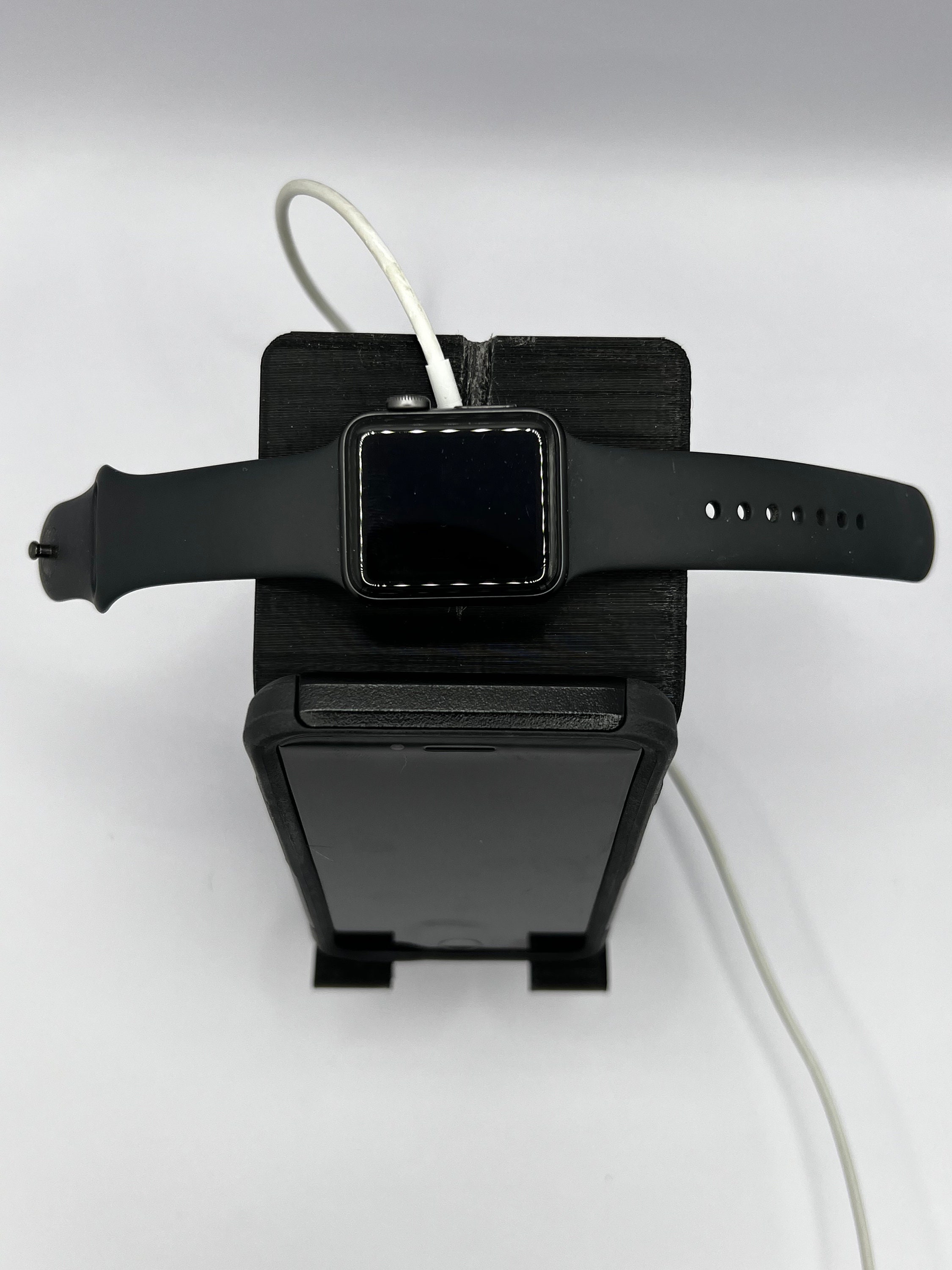3D Printed iPhone and Apple Watch Stand: Sleek Charging Dock - Etsy