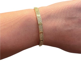 Gold Love Bracelet | Etsy