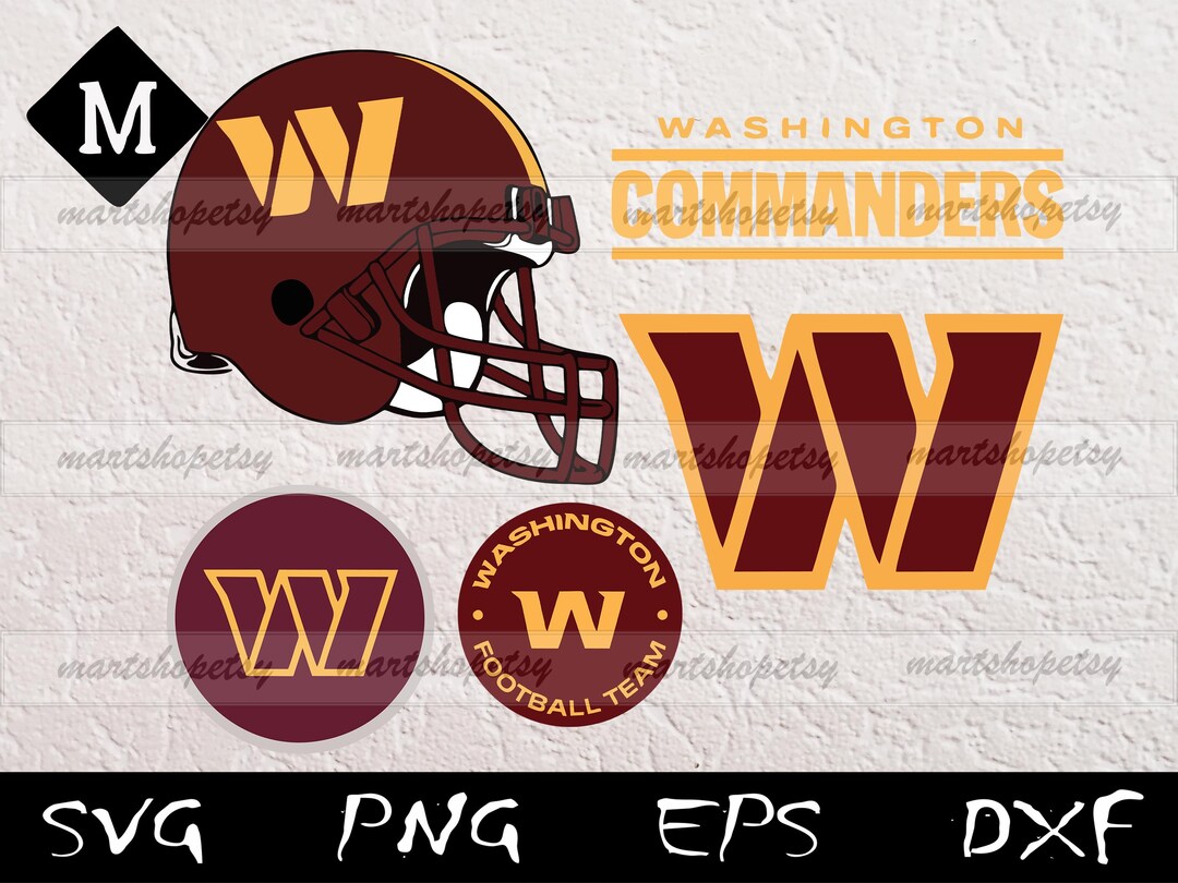 Commanders Svg, Commanders Svg Bundle, Commanders Svg For Cricut ...