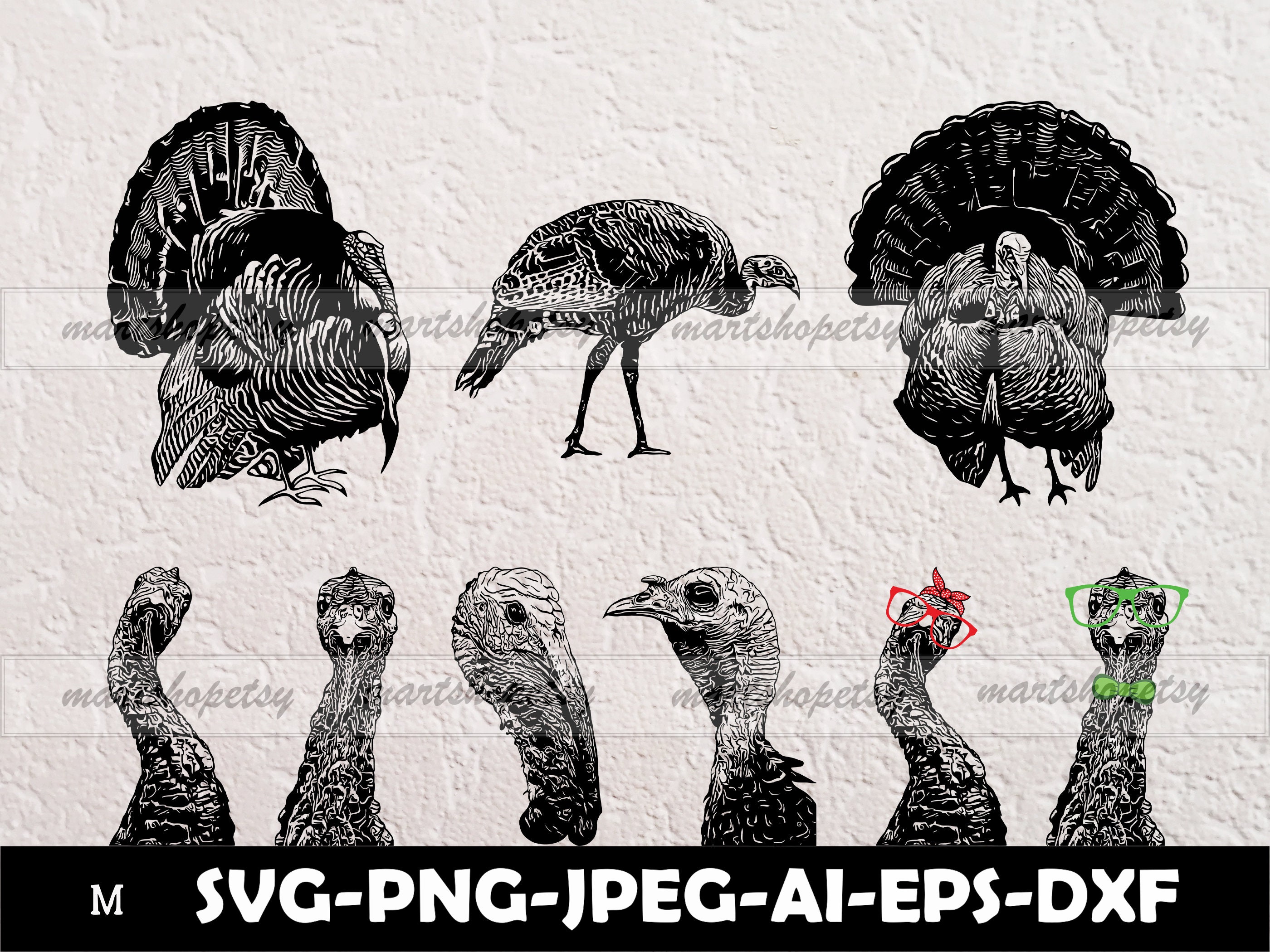 Turkey Svg Turkey Svg Bundle Turkey Svg for Cricut Turkey - Etsy Australia