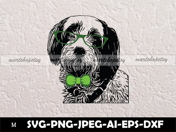 Labradoodle 8 Svg for Cricut-silhouette Labradoodle With | Etsy