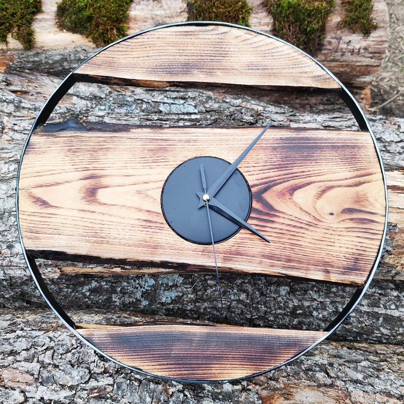 Wood Wall Clock - Etsy