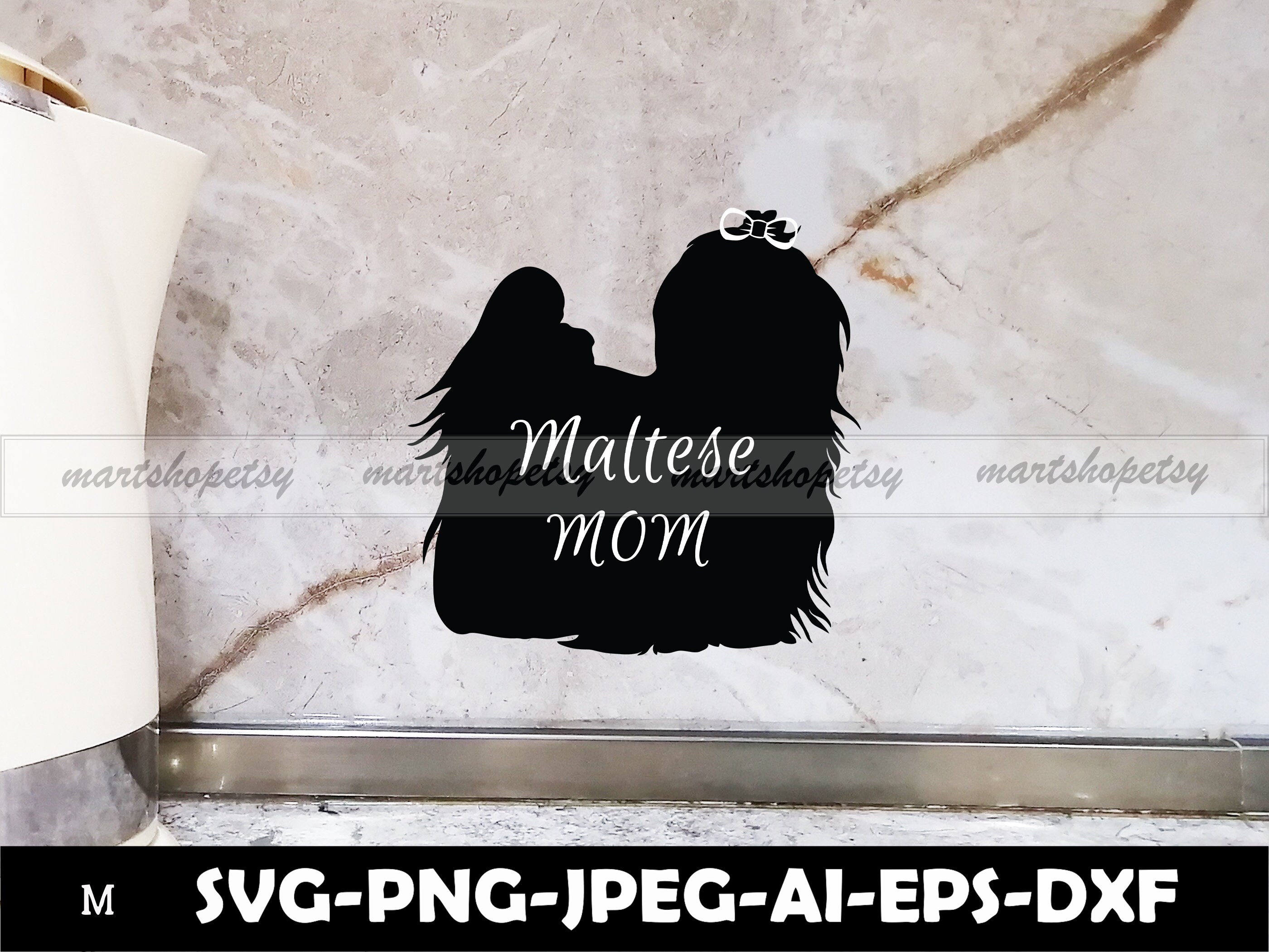 Maltese Dog 2 Svg-png-eps-dxf-jpeg Maltese Dog Svg for | Etsy
