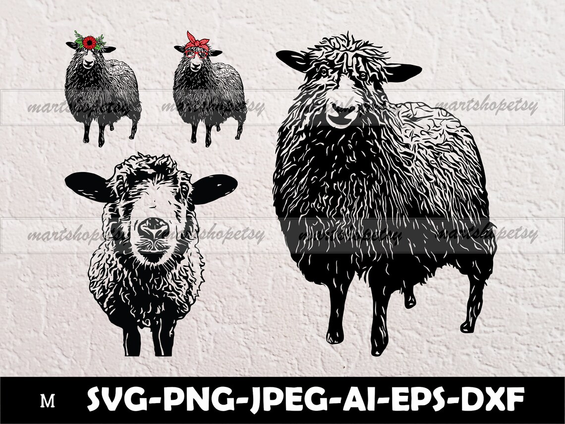 Sheep Svg Sheep Svg Bundle Sheep Svg for Cricut Sheep With | Etsy Canada