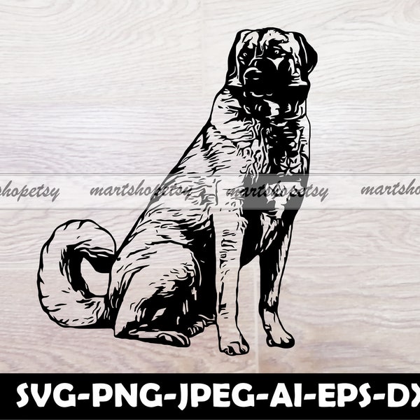 Kangal Svg Dog Head - Etsy