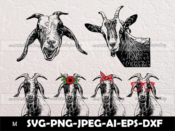 Goat Svg Goat Svg Bundle Goat Svg for Cricut Goat Svg With - Etsy