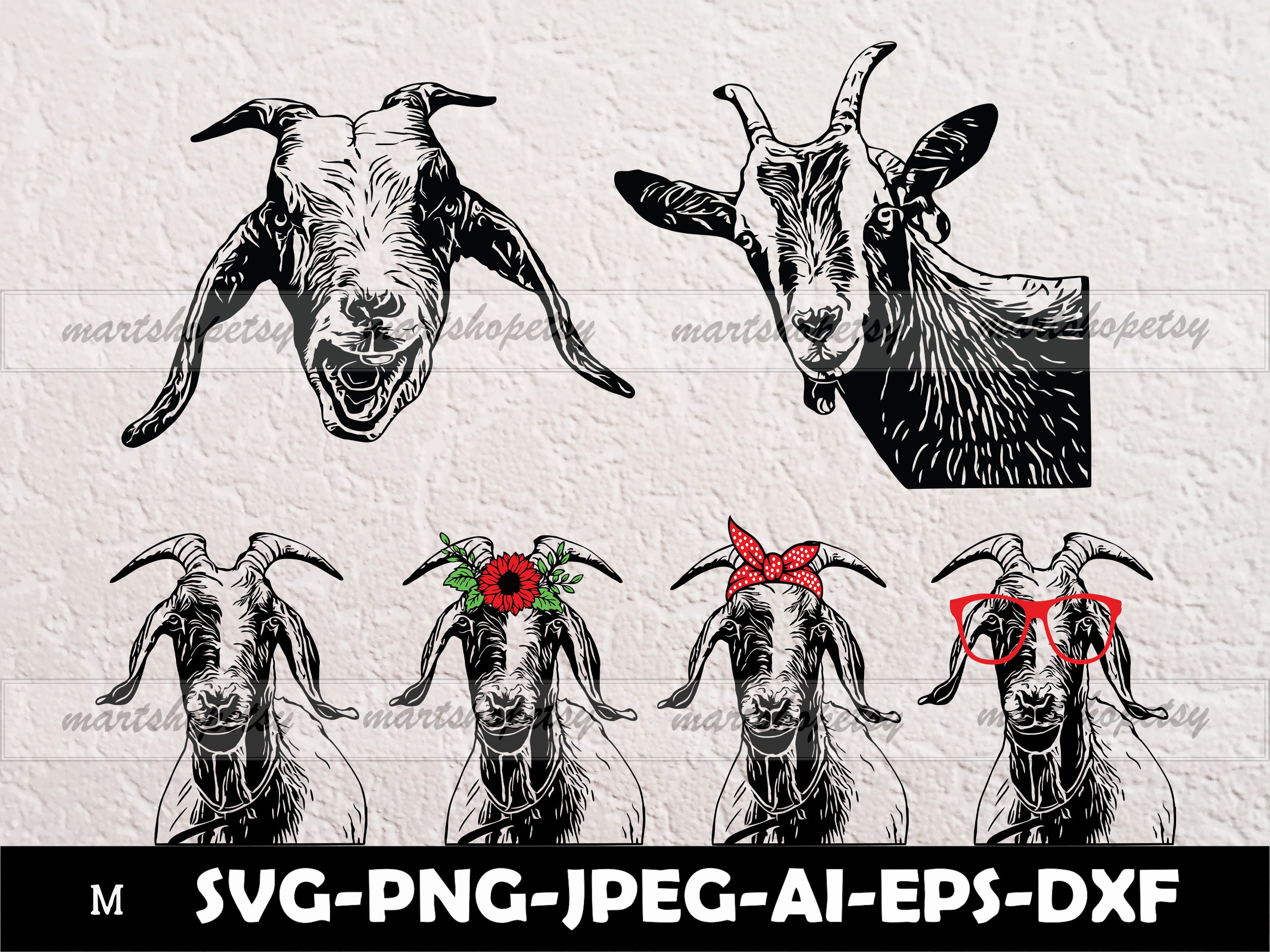 Goat Svg Goat Svg Bundle Goat Svg for Cricut Goat Svg With - Etsy