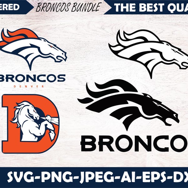 Broncos svg - Etsy