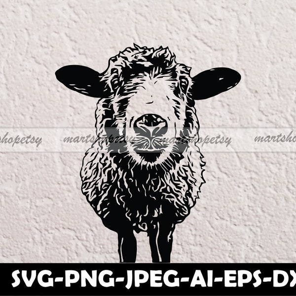 Sheep Graphic - Etsy