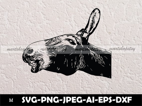 Burro5 svg burro svg para cricut-silhouette burro dibujado | Etsy México