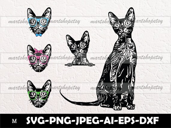 Lykoi Cat Svg Bundle Lykoi Cat Svg for Cricut Lykoi Cat With | Etsy