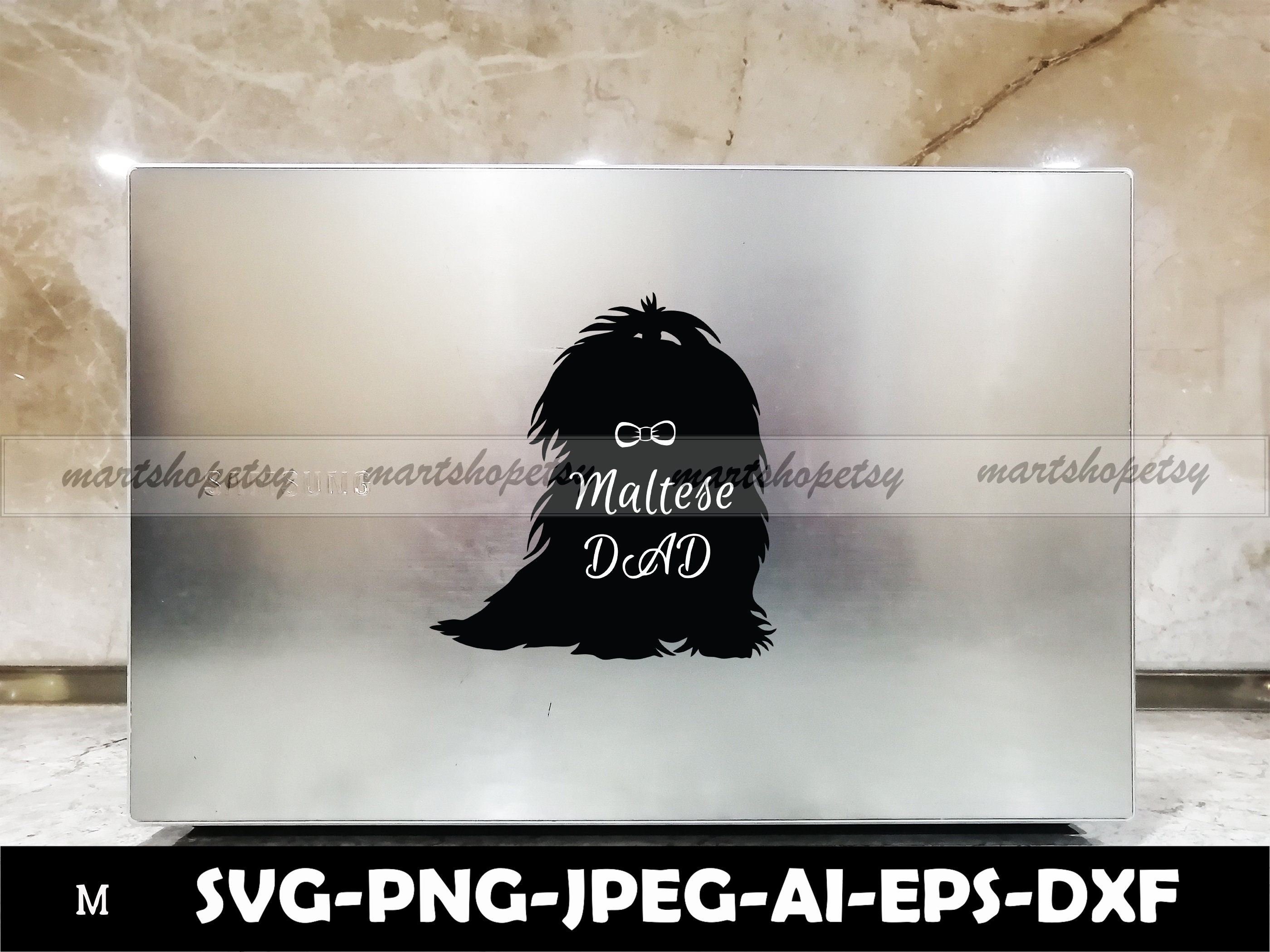 Maltese Dog 2 Svg-png-eps-dxf-jpeg Maltese Dog Svg for | Etsy