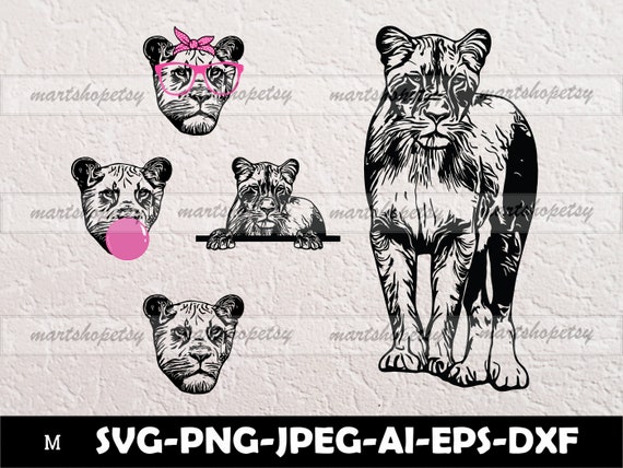 Lion Svg the Mother Lion Svg Bundle Lion Svg for Cricut - Etsy