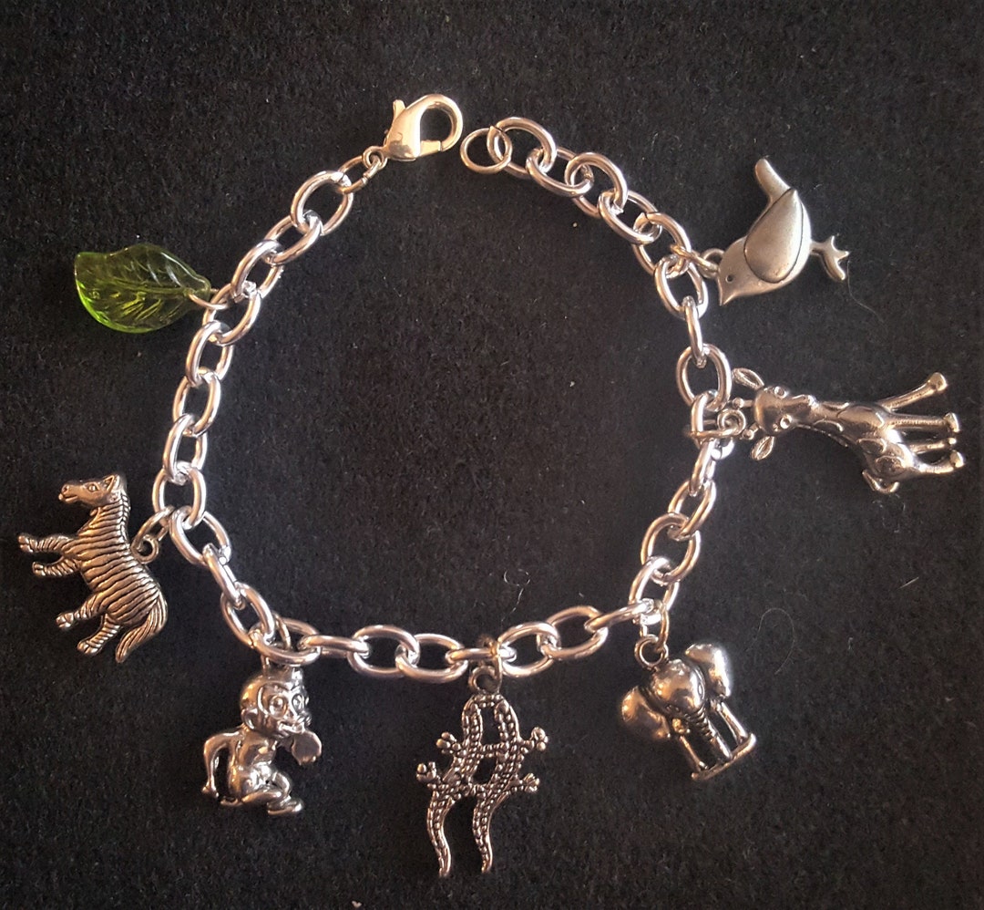 It's a Jungle Out There! | Jungle Animal Charm Bracelet | Rainforest ...