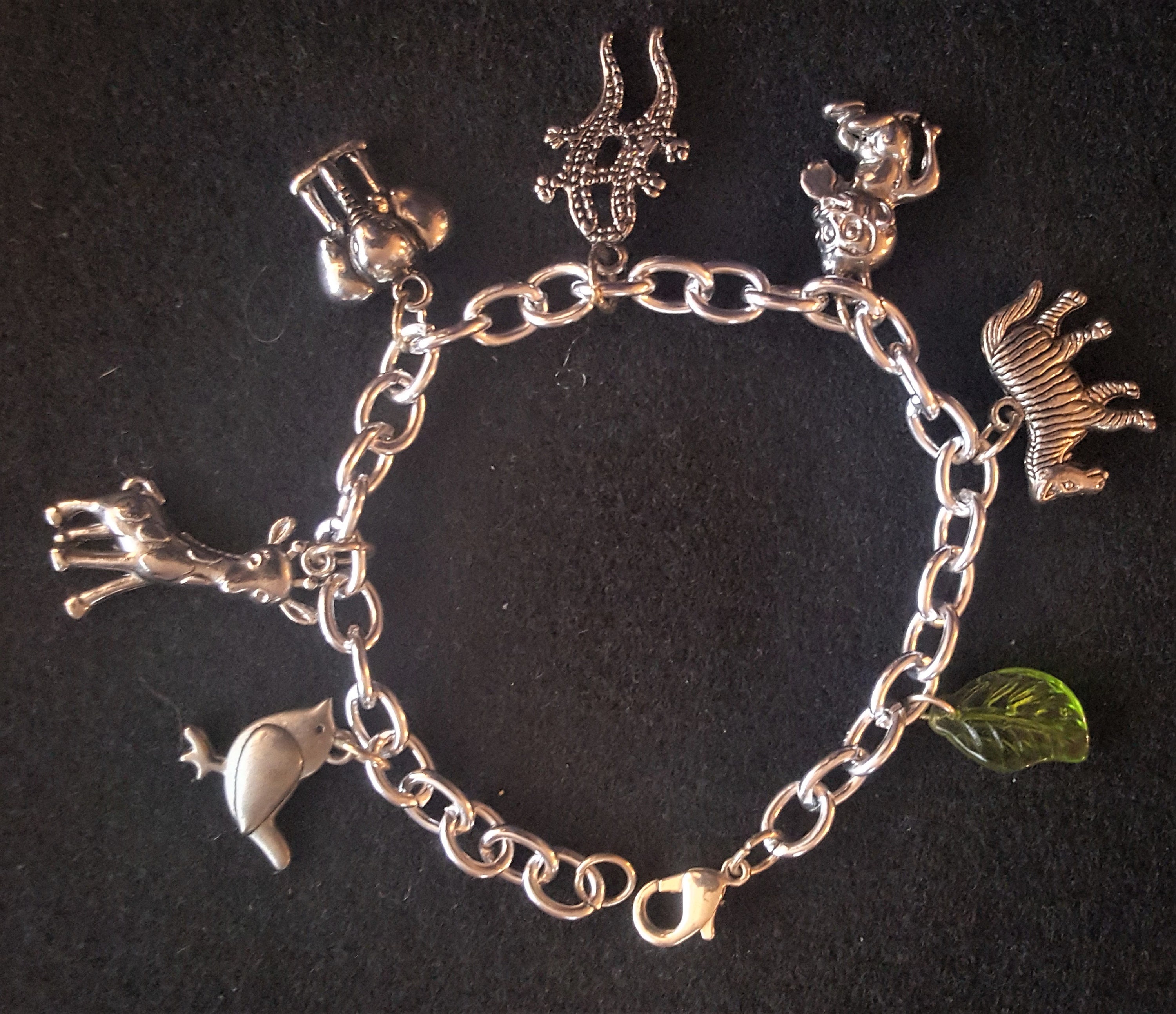 It's a Jungle Out There Jungle Animal Charm Bracelet Rainforest ...