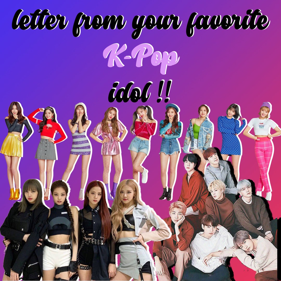 Letters From Your Favorite K-pop Idols !! ((**NOT Made by AI**)) - Etsy