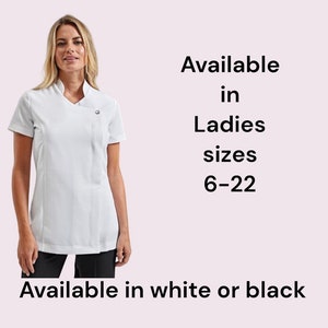 Custom Embroidered Beauty Tunic, Salon Uniform, Lash Nail Tech Make up ...