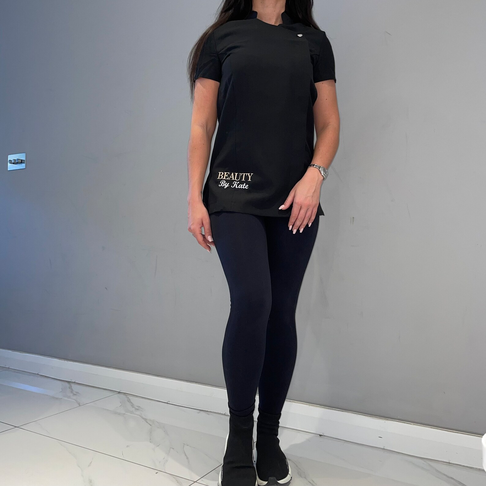 Custom Embroidered Beauty Tunic, Salon Workwear Uniform - Etsy