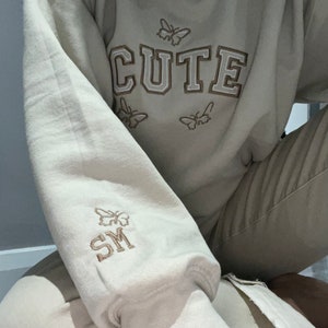 ANY TEXT Spellout Vintage Style Sweatshirt, Custom Personalised ...