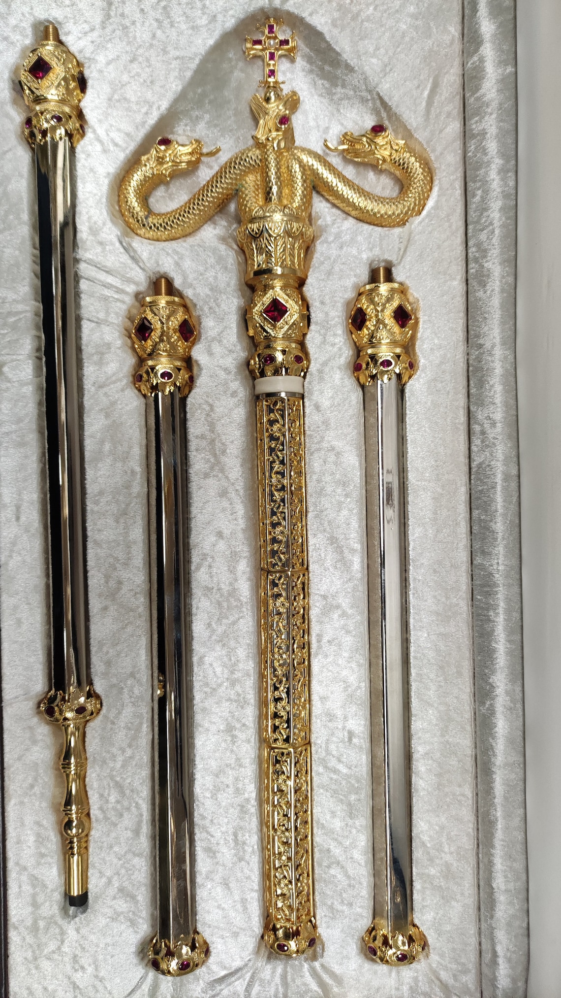 Bishop Sticks, Bishops Staff, Bishop Gift, Crosier. - Etsy