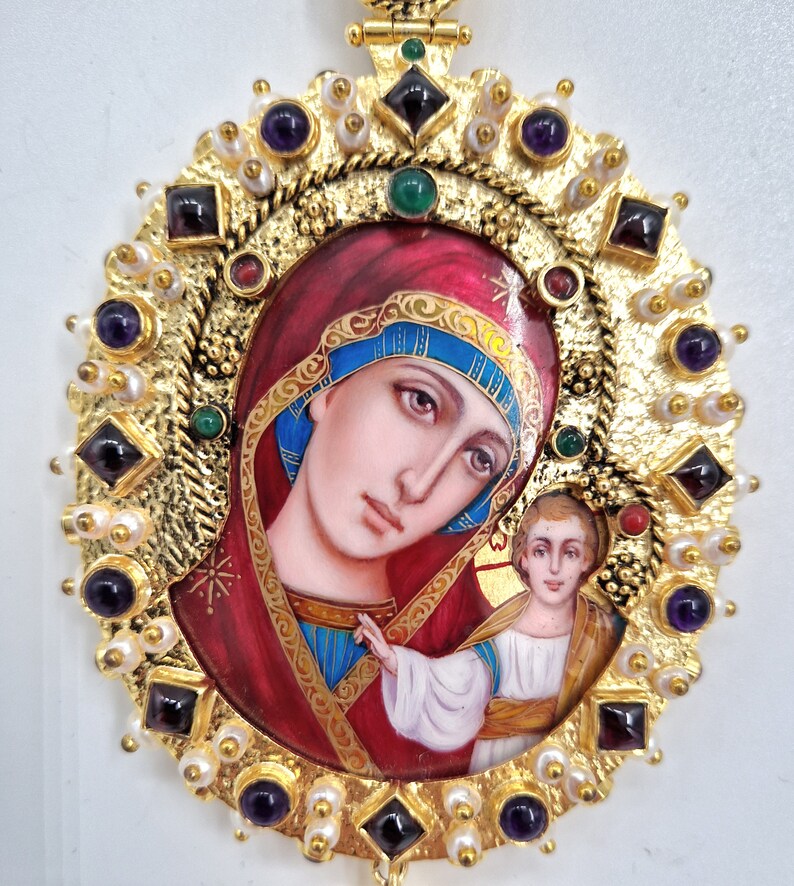 Engolpion Byzantine Engolpion Orthothox Engolpion Catholic - Etsy