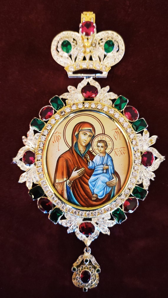 Engolpion Byzantine Engolpion Orthothox Engolpion Catholic - Etsy