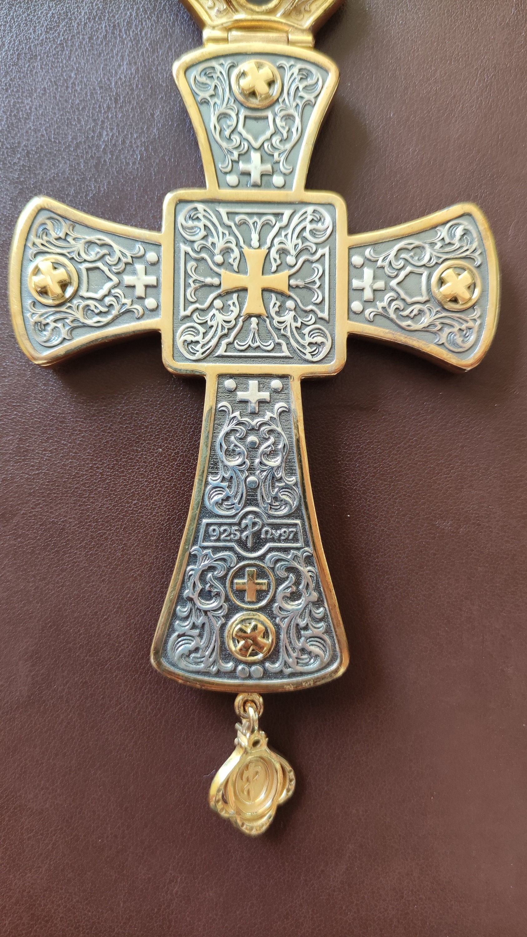 Pectoral Cross Byzantine Cross Orthothox Cross Catholic - Etsy