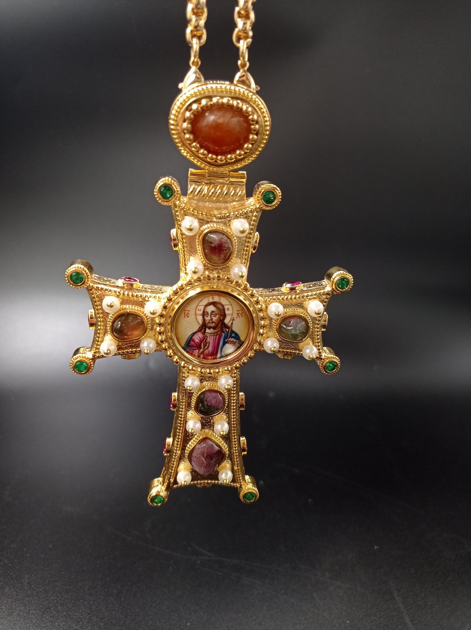 Pectoral Cross Byzantine Cross Orthothox Cross Catholic | Etsy