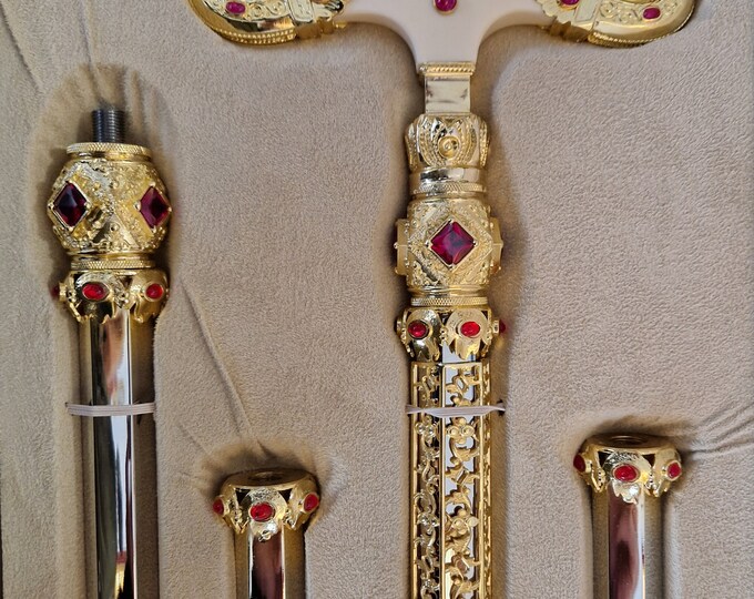 Bishop Sticks Bishops Staff Bishop Gift Crosier. - Etsy