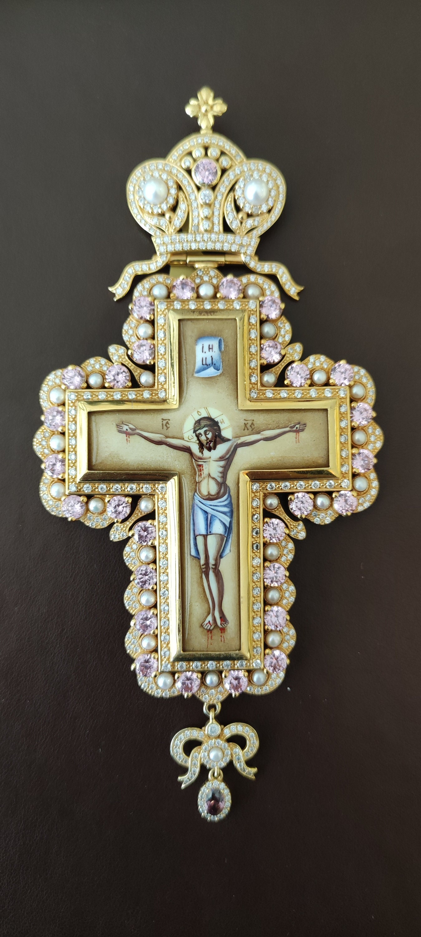 Pectoral Cross, Byzantine Cross, Orthothox Cross, Catholic Cross ...