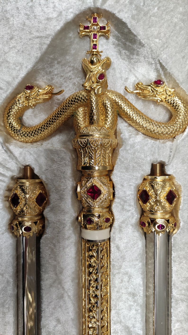 Bishop Sticks, Bishops Staff, Bishop Gift, Crosier. - Etsy