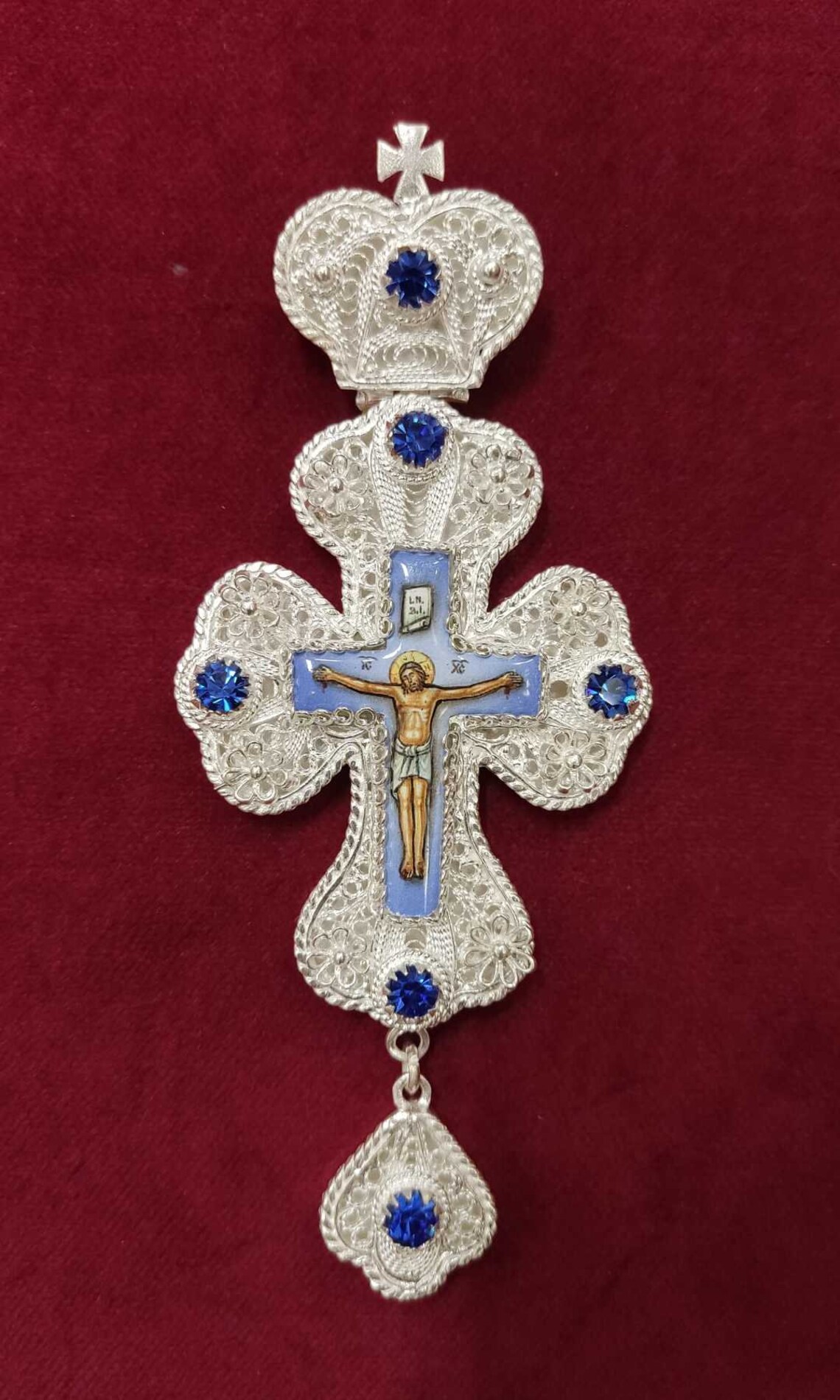Pectoral Cross, Byzantine Cross, Orthothox Cross, Catholic Cross ...