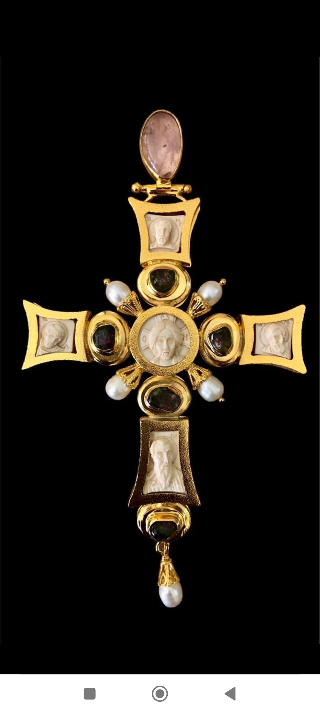 Pectoral Cross, Byzantine Cross, Orthothox Cross, Catholic Cross ...