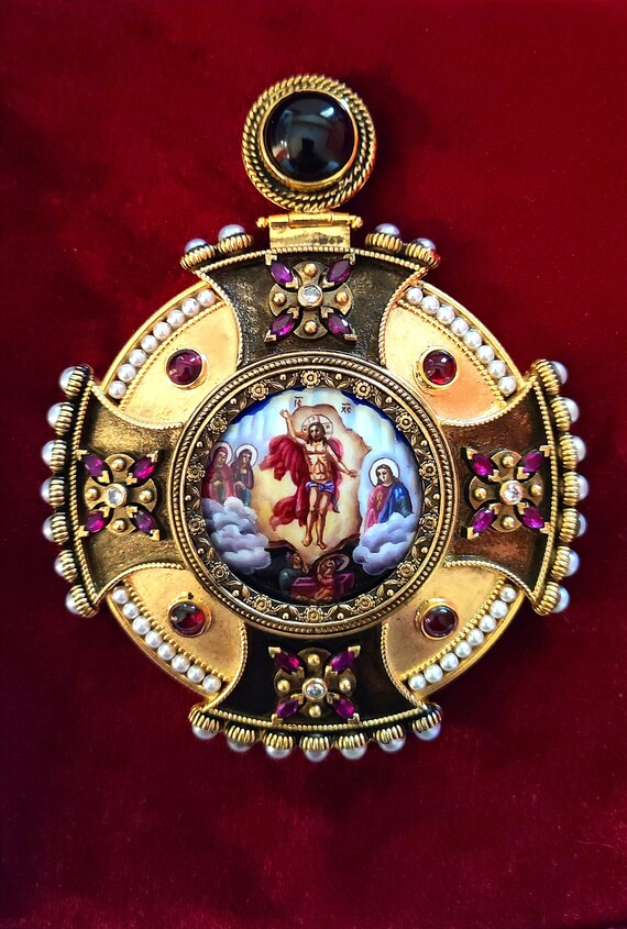 Engolpion Byzantine Engolpion Orthothox Engolpion Catholic - Etsy