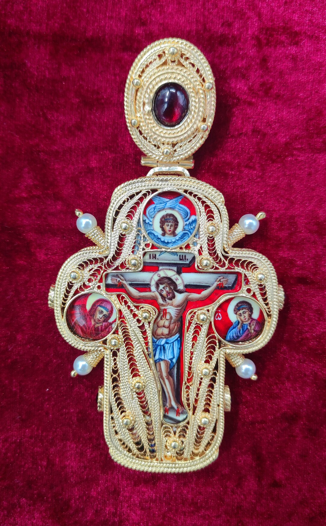 Pectoral Cross, Byzantine Cross, Orthothox Cross, Catholic Cross ...
