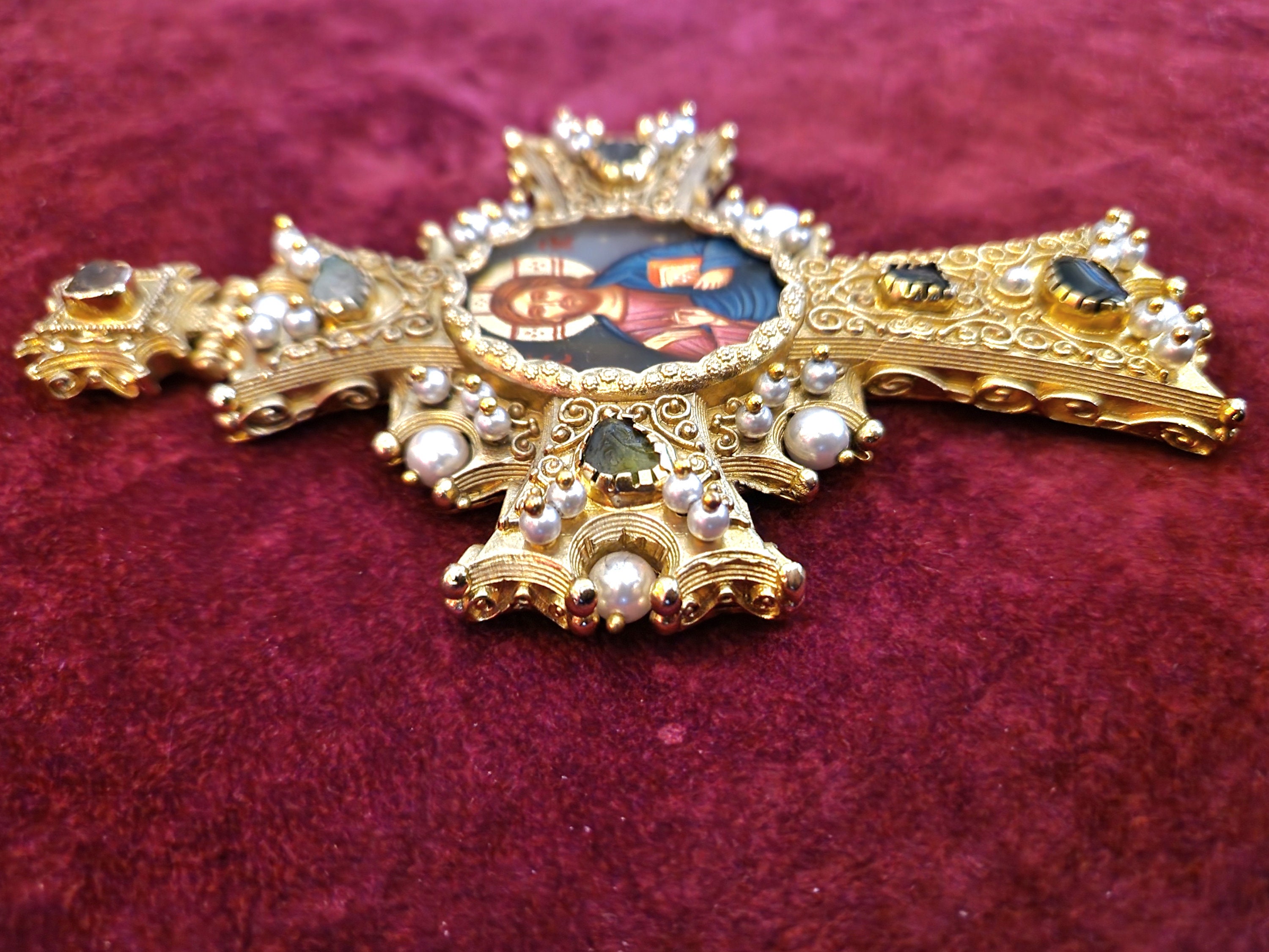 Pectoral Cross, Byzantine Cross, Orthothox Cross, Catholic Cross ...