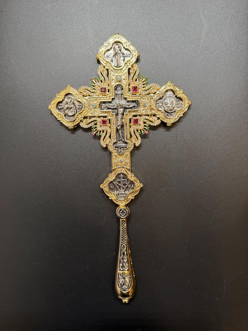 Handmade Blessing Cross, Byzantine Cross, Orthothox Cross, Catholic ...