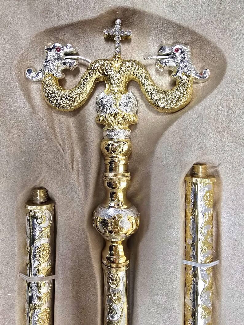 Bishop Sticks, Bishops Staff, Bishop Gift, Crosier. - Etsy