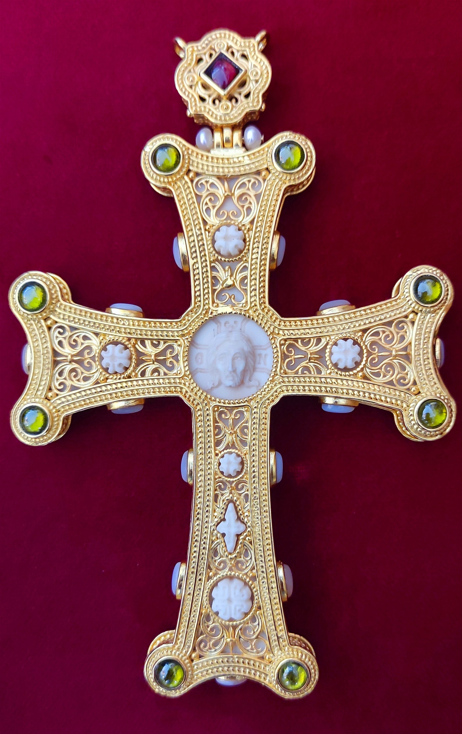 Pectoral Cross, Byzantine Cross, Orthothox Cross, Catholic Cross ...