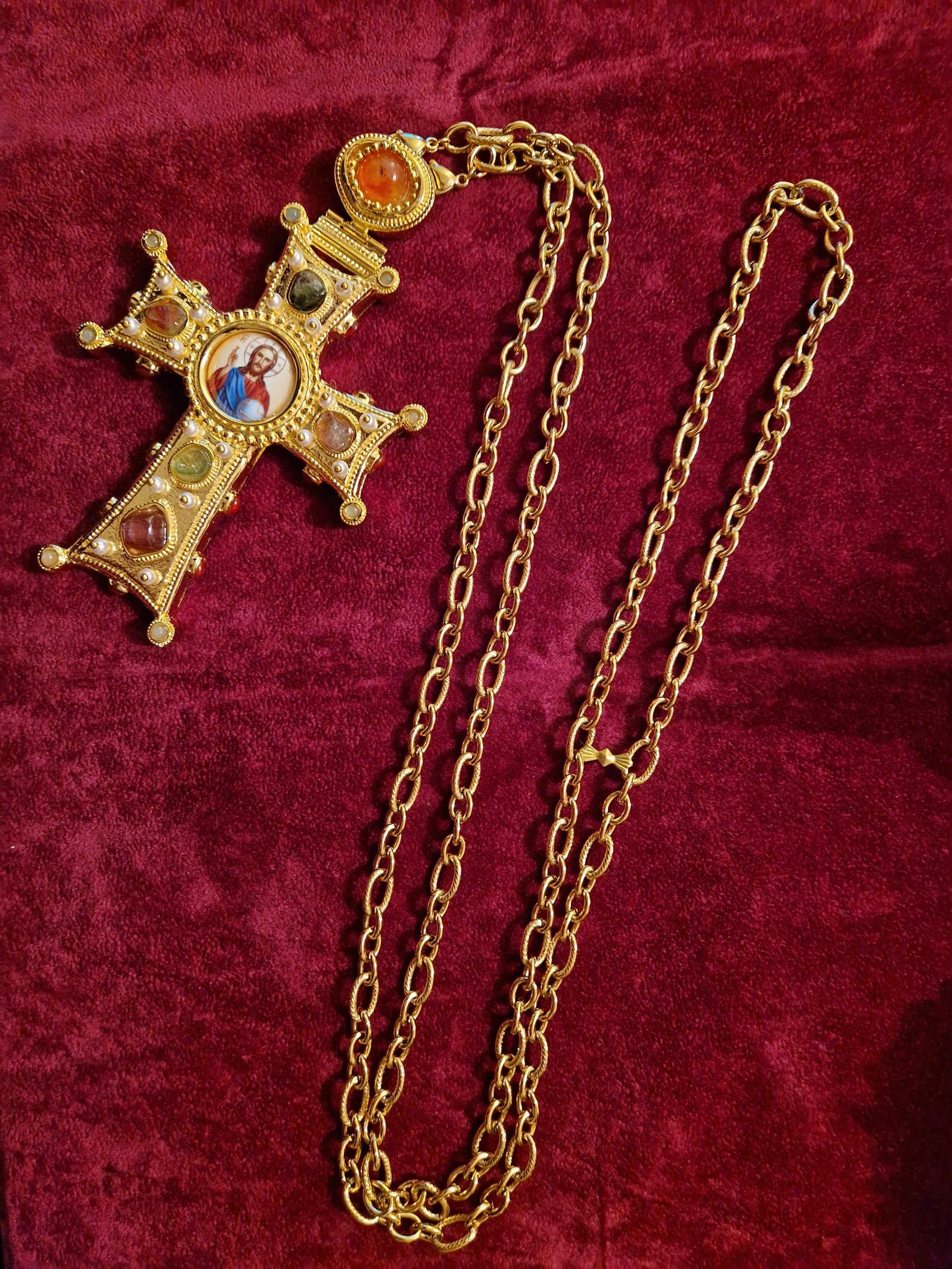 Pectoral Cross, Byzantine Cross, Orthothox Cross, Catholic Cross ...
