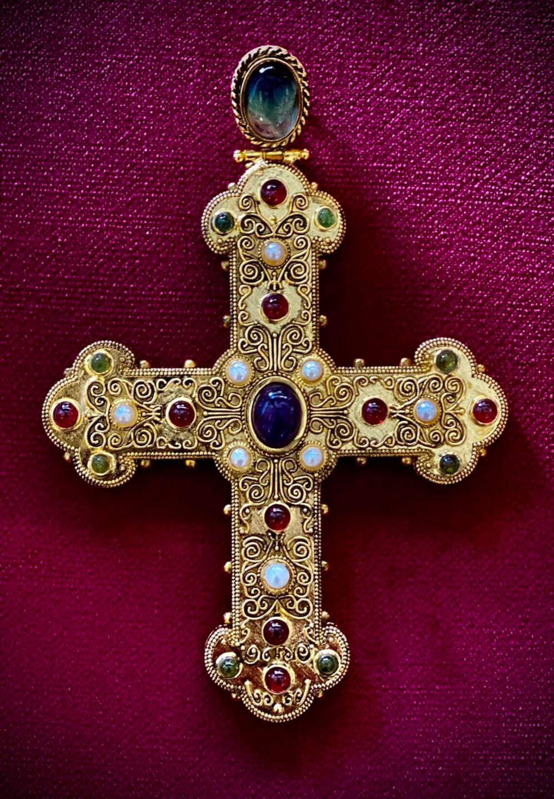 Pectoral Cross, Byzantine Cross, Orthothox Cross, Catholic Cross ...
