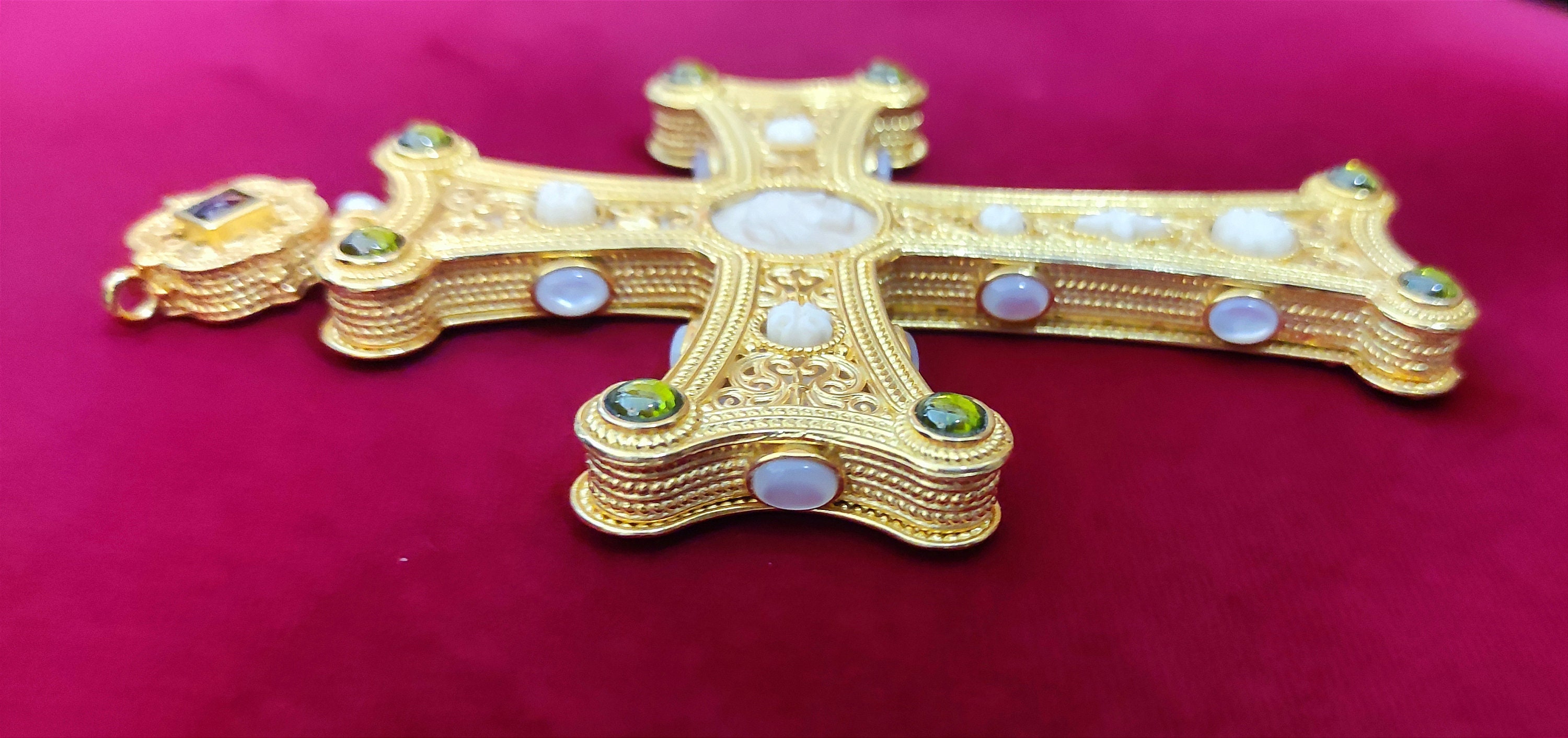 Pectoral Cross, Byzantine Cross, Orthothox Cross, Catholic Cross ...