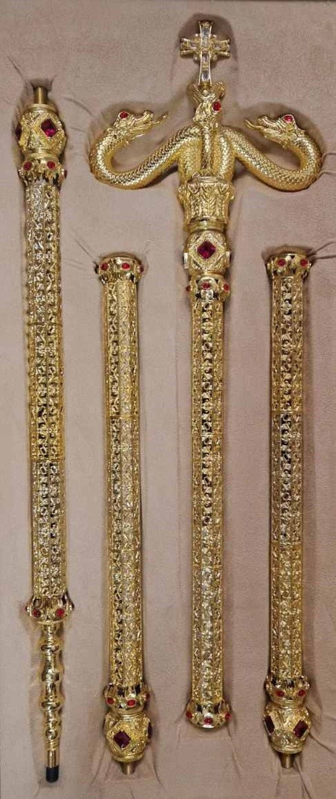 Bishop Sticks, Bishops Staff, Bishop Gift, Crosier. - Etsy