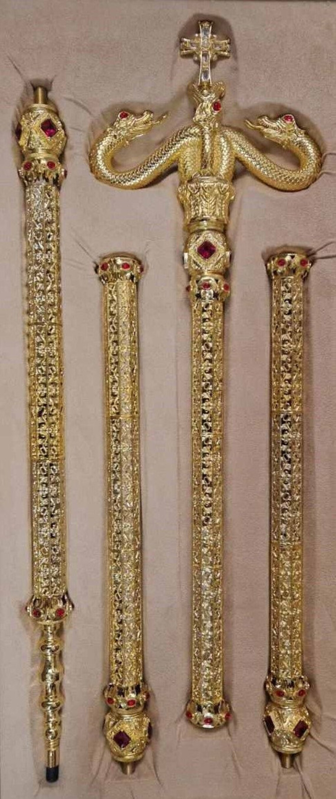 Bishop Sticks, Bishops Staff, Bishop Gift, Crosier. - Etsy