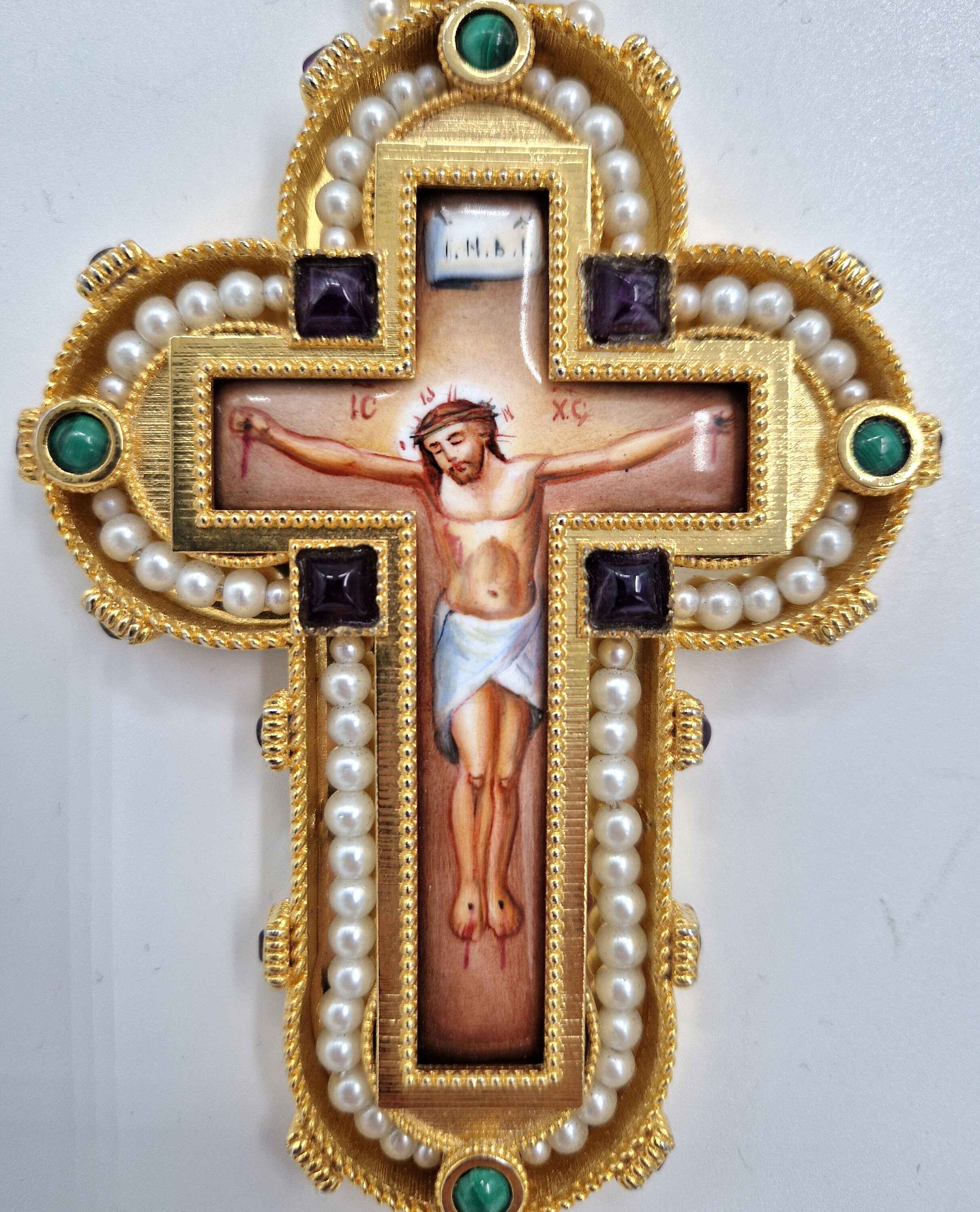 Pectoral Cross, Byzantine Cross, Orthothox Cross, Catholic Cross ...