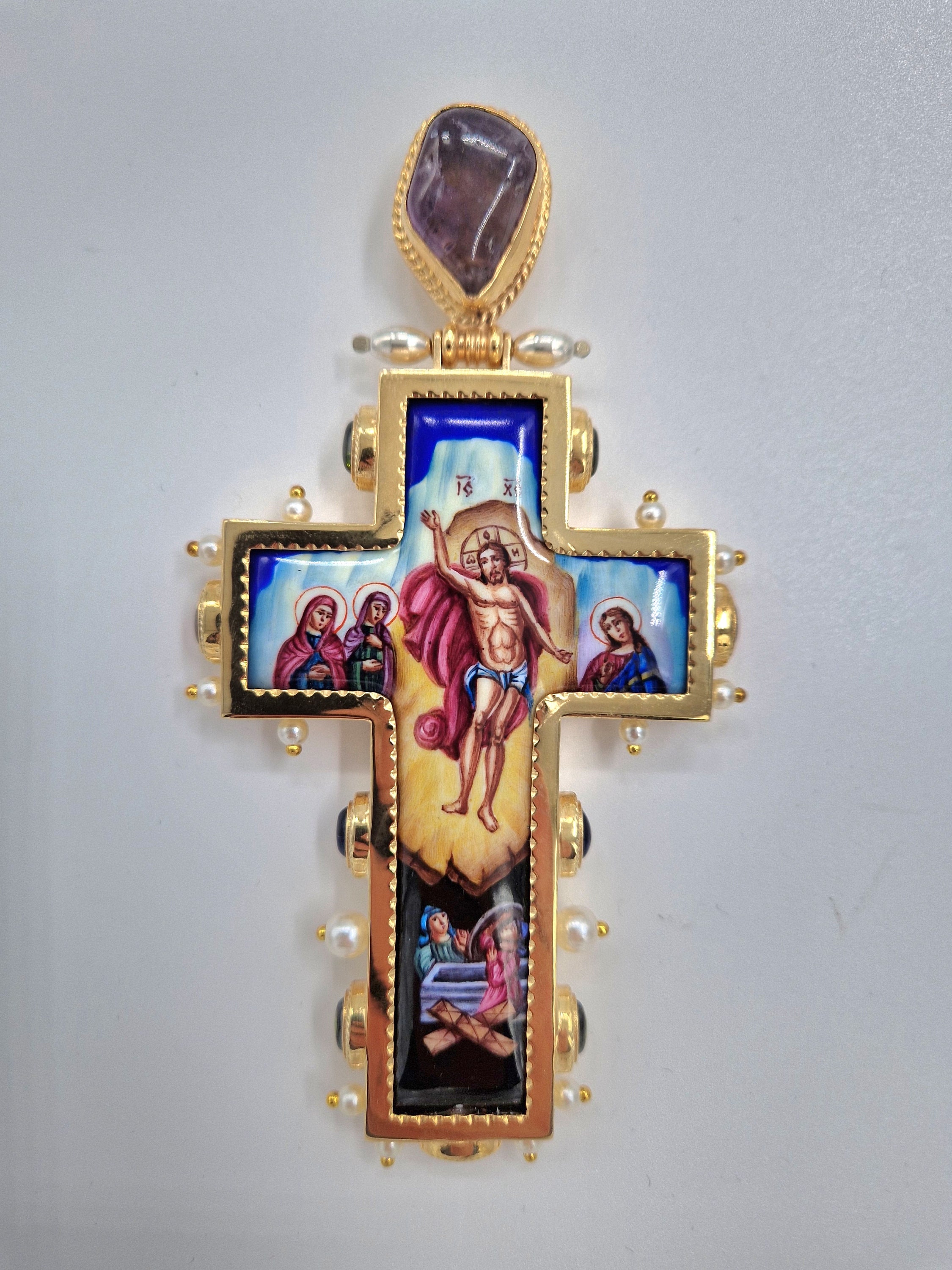Pectoral Cross, Byzantine Cross, Orthothox Cross, Catholic Cross ...